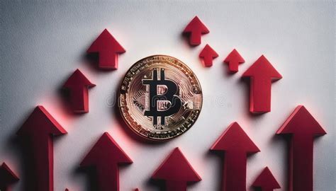 Red Arrows Indicating Growth Surround A Large Symbol Associated With