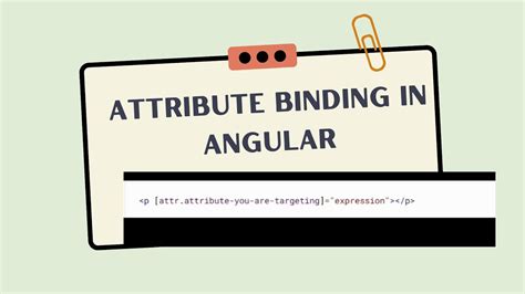 Attribute Binding In Angular YouTube