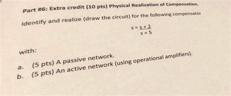 Solved Part 6 Extra Credit 10 Pts Physical Realization