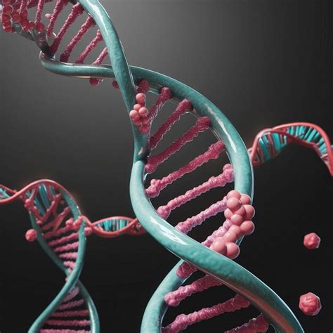 Intricate Dna Double Helix Structure Genetic Blueprint And Molecular