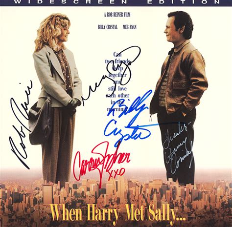 When Harry Met Sally Cast Signed Movie Laserdisc Album