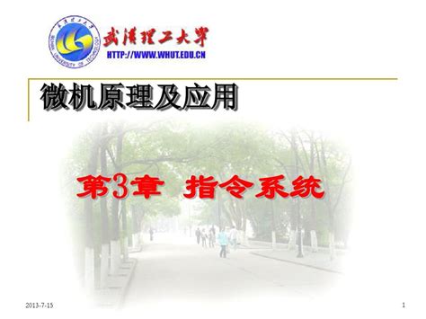 第5讲 第3章 指令系统 1 word文档在线阅读与下载 无忧文档