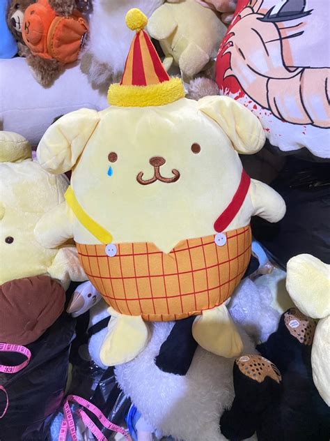 Sanrio Pompompurin Cry Party Plush Hobbies And Toys Toys And Games On Carousell