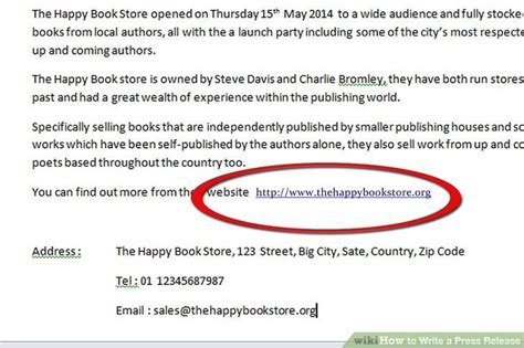 3 Ways To Write A Press Release WikiHow