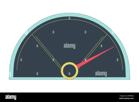 Productivity Speed Scale Flat Line Color Isolated Vector Object Stock Vector Image And Art Alamy