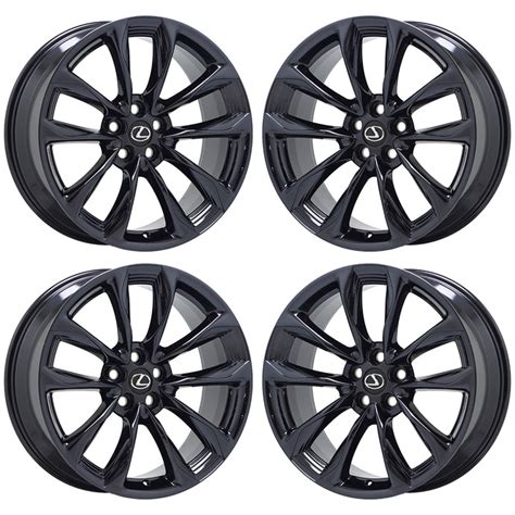 Lexus Premium Factory Oem Wheels Rims Stock Replacement Chrome Black