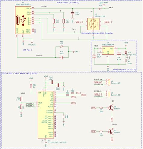 Help With Usb To Uart Circuit R Esp32