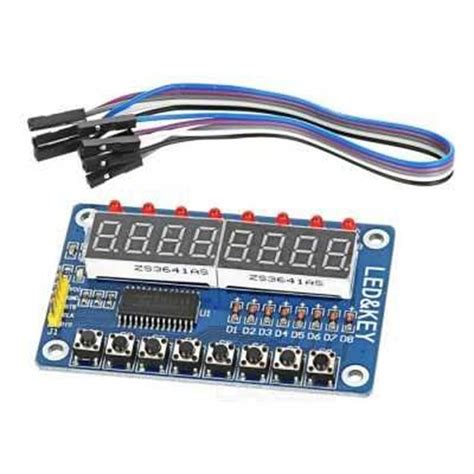 Tm1638 Arduino Compatible De 7 Segmentos Y Button Módulo