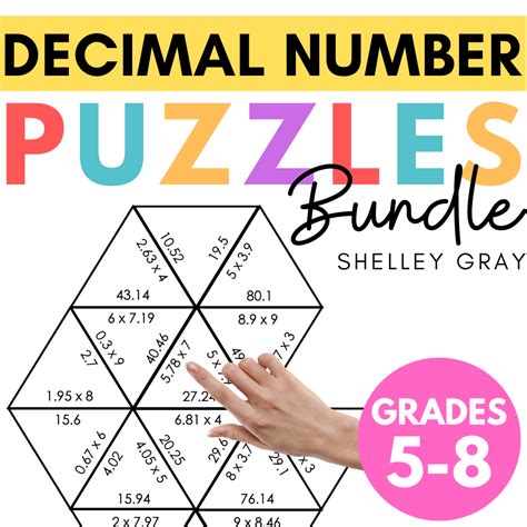 Decimal Number Puzzles Tarsia Puzzles Mazes And More Bundle Shelley