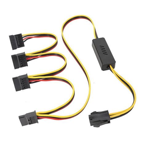 1 X Power Supply Cable Multicolor