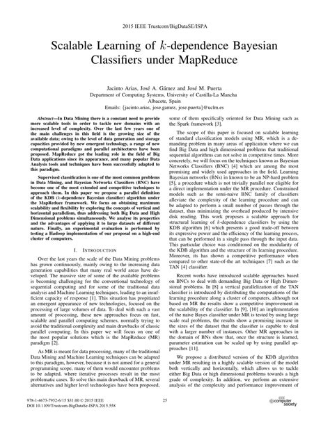 pdf scalable learning of k dependence bayesian classifiers under