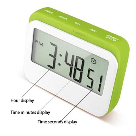 Lcd Digital Countdown Timer Stopwatch Alarm With S Grandado