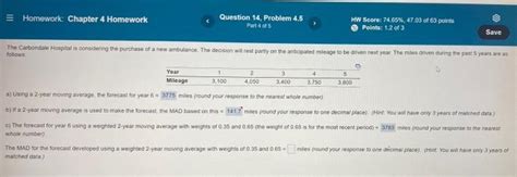Solved Homework Chapter 4 Homework Question 14 Problem