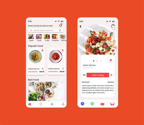 Food Ordering App Design | Figma