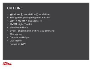 Introduction To WPF And MVVM PPT