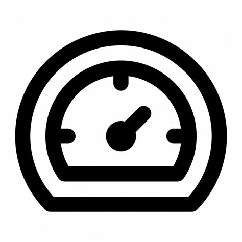 Performance Speed Productivity Speedometer Dashboard Icon