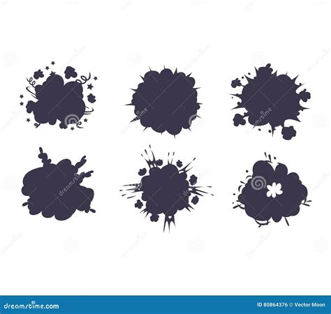 Boom Explosion Vector Illustration Stock Vector Illustration Of