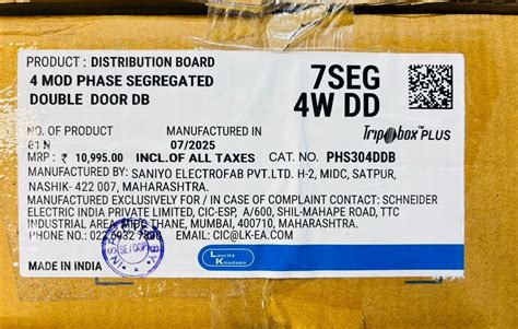 8 Mm 4 Way 7 Segment Db At ₹ 5550 Piece In New Delhi Id 2857509961748