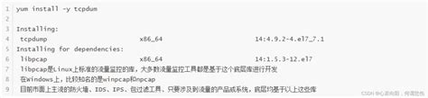 Linux流量监控工具tcpdumplinux流量采集工具 Csdn博客