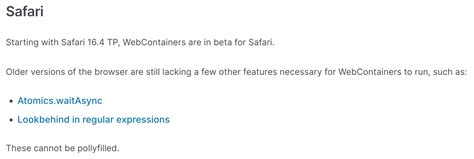Webcontainers Are In Beta Now For Safari · Issue 306 · Sveltejslearn