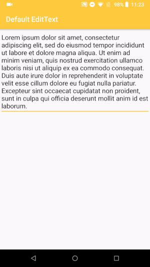 selectable read only multiline text field on android by anna