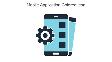 Mobile Application Colored Icon In Powerpoint Pptx Png And Editable Eps Format PPT Template