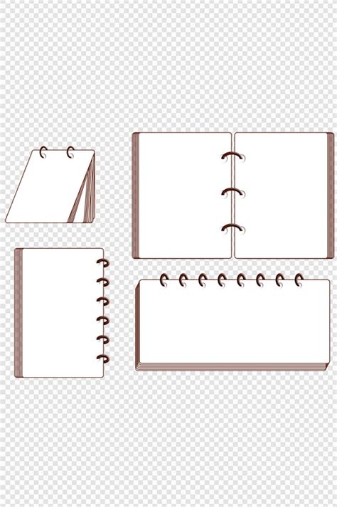 卡通简笔画书本笔记本 花瓣网