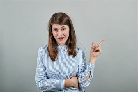 Hand Pointer With Forefinger Pointing Forward Index Finger To Show Direction Stock Image