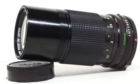 ~実写確認済~ 外観 の望遠単焦点レンズ キャノンfdマウント用 Canon Lens Fd 200mm F4 H1388 キヤノン ｜売買されたオークション情報、yahooの商品情報を