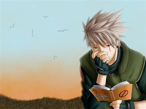 Kakashi Reading Wallpapers Wallpaper Cave