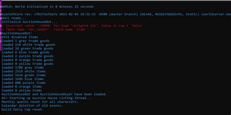 Db Errors On Latest Version Issue 53 Azerothcore Mod Ah Bot GitHub