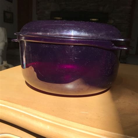 Tupperware Kitchen Purple Tupperware Cooking Pot With Lid For