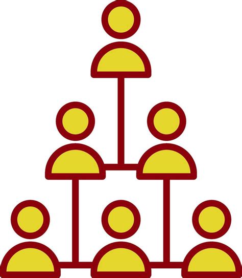 Hierarchical Structure Vintage Icon Design Vector Art At Vecteezy