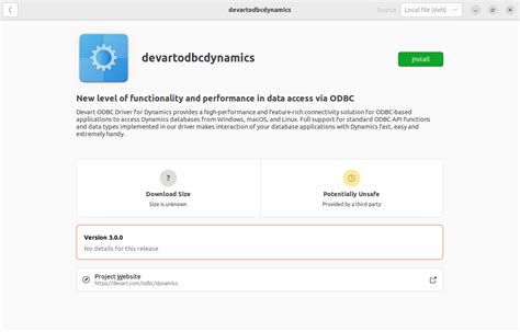 Installing On Linux DEB ODBC Driver For Dynamics