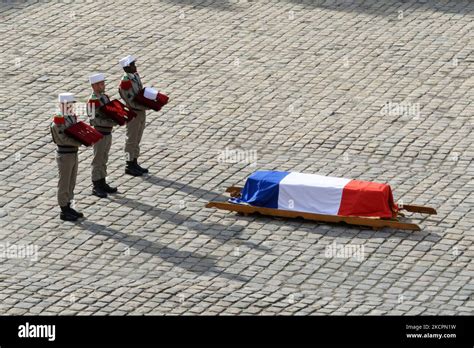 Hommage National à Lhôtel Des Invalides à Hubert Germain Le Dernier