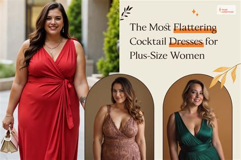 Sassy And Chic Most Flattering Cocktail Dresses For Plus Size