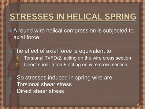 Design Of Helical Spring Pptx Physics Science