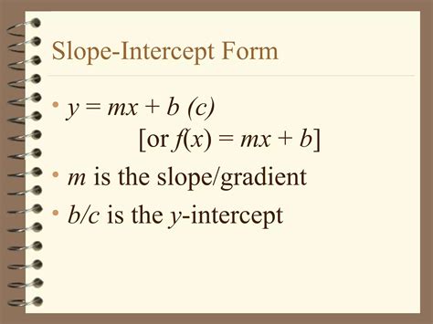 Gr Writing Linear Equations PPT Physics Science