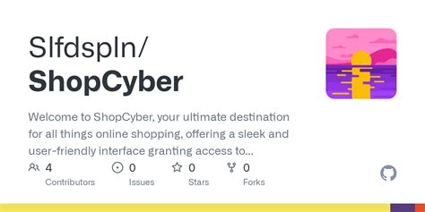 GitHub Slfdspln ShopCyber