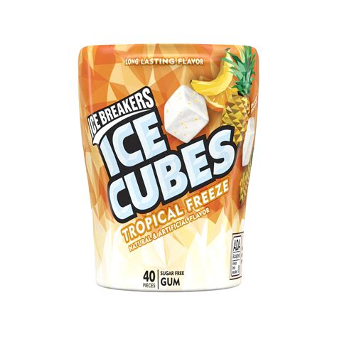 Five Below Ice Breakers Ice Cubes Tropical Freeze Sugar Free Gum 40