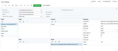 Generic Inquiry Unable To Pivot Table Community