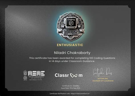 Niladri Chakraborty On Linkedin Coding Enthusiastic Coding Dsa