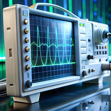 A Digital Oscilloscope Showcasing Various Waveforms In Action Demonstrating Its Ability To