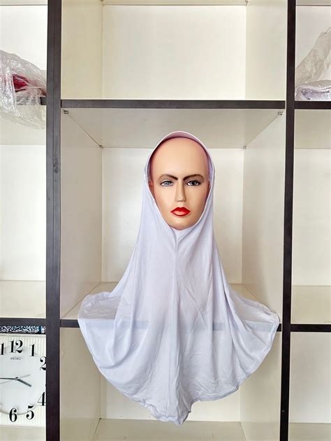 Tudung Sarung Putih Budak Sekolah Nurse Women S Fashion Muslimah Fashion Hijabs On Carousell