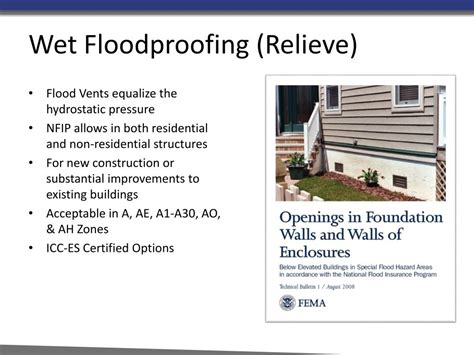 Ppt Understanding Active And Passive Floodproofing Options For Non Residential Buildings In A