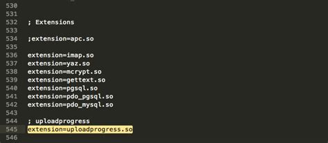 Installing Php Uploadprogress On Mac Os 109 Mavericks Cameron Browning