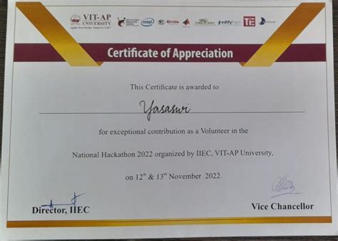 yasaswi e on linkedin proud to participate as volunteer at the national hackathon 2022 organized…