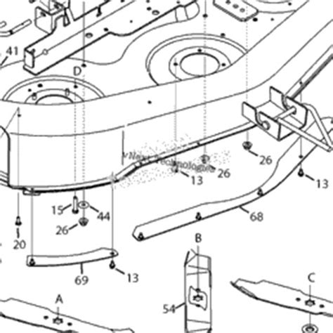 Troy Bilt 46 Deck Diagram