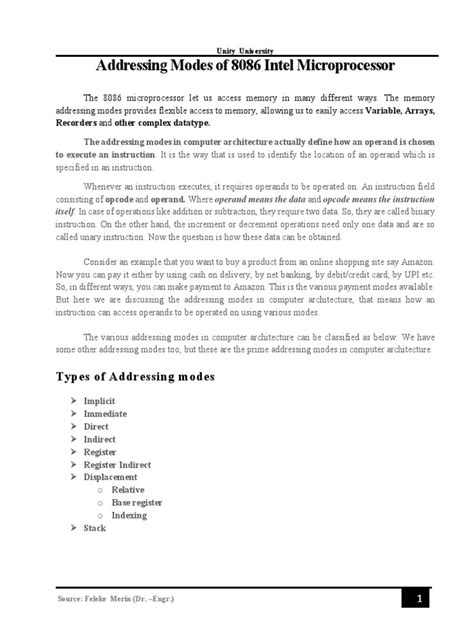 feleke addressing mode 2023 pdf manufactured goods computer