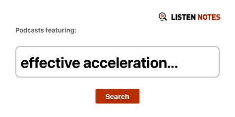 Effective Accelerationism Principales Episodios De Podcast